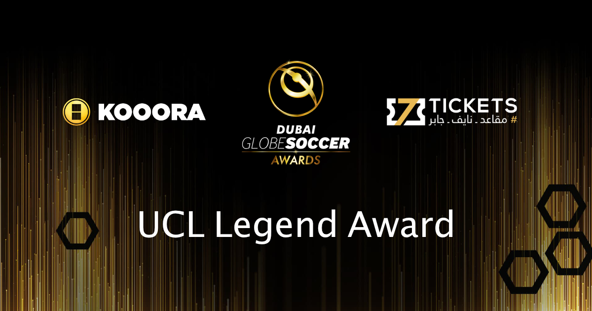 UCL Legend Award by Kooora & 7tickets